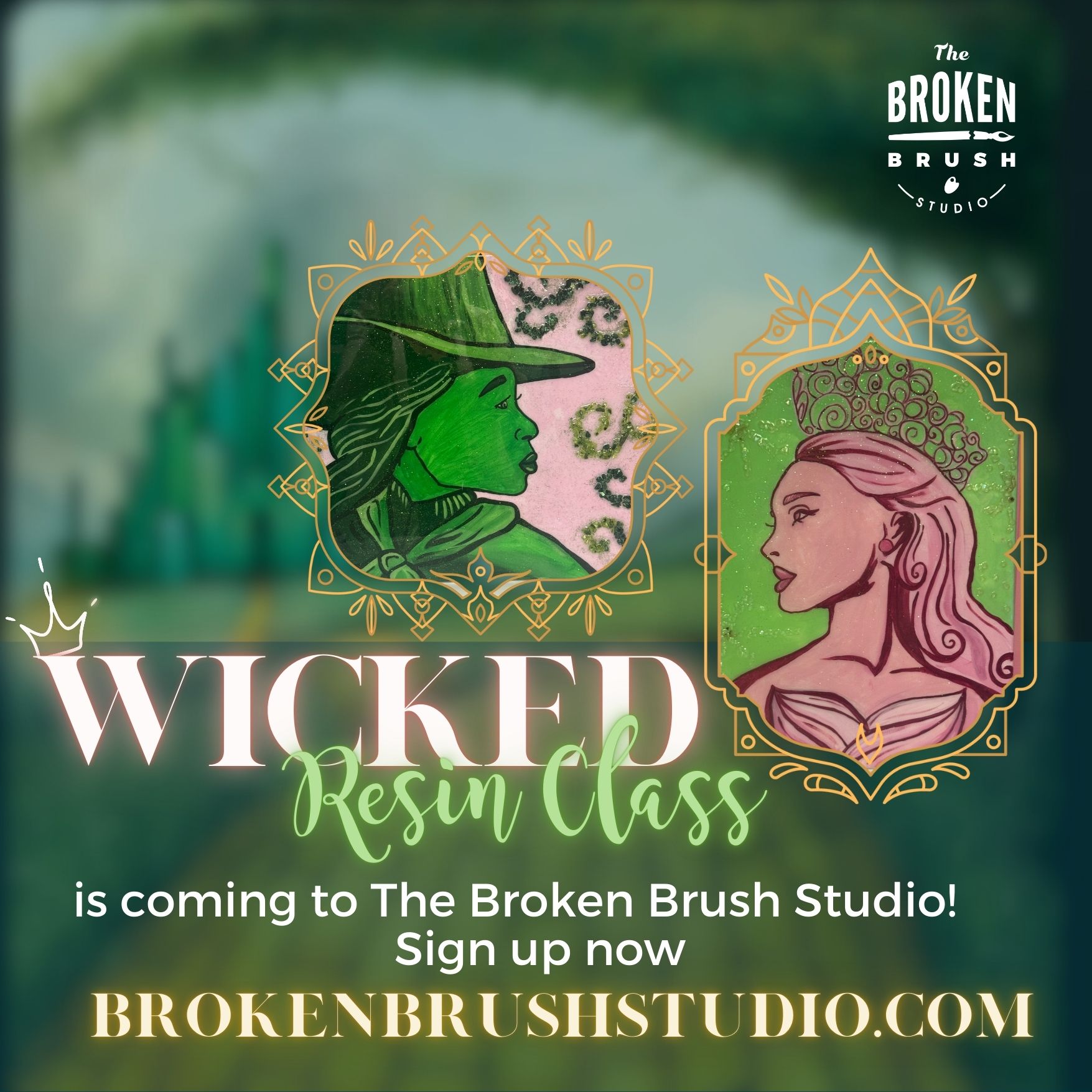 Resin Art: Wickedly Beautiful | The Broken Brush Studio