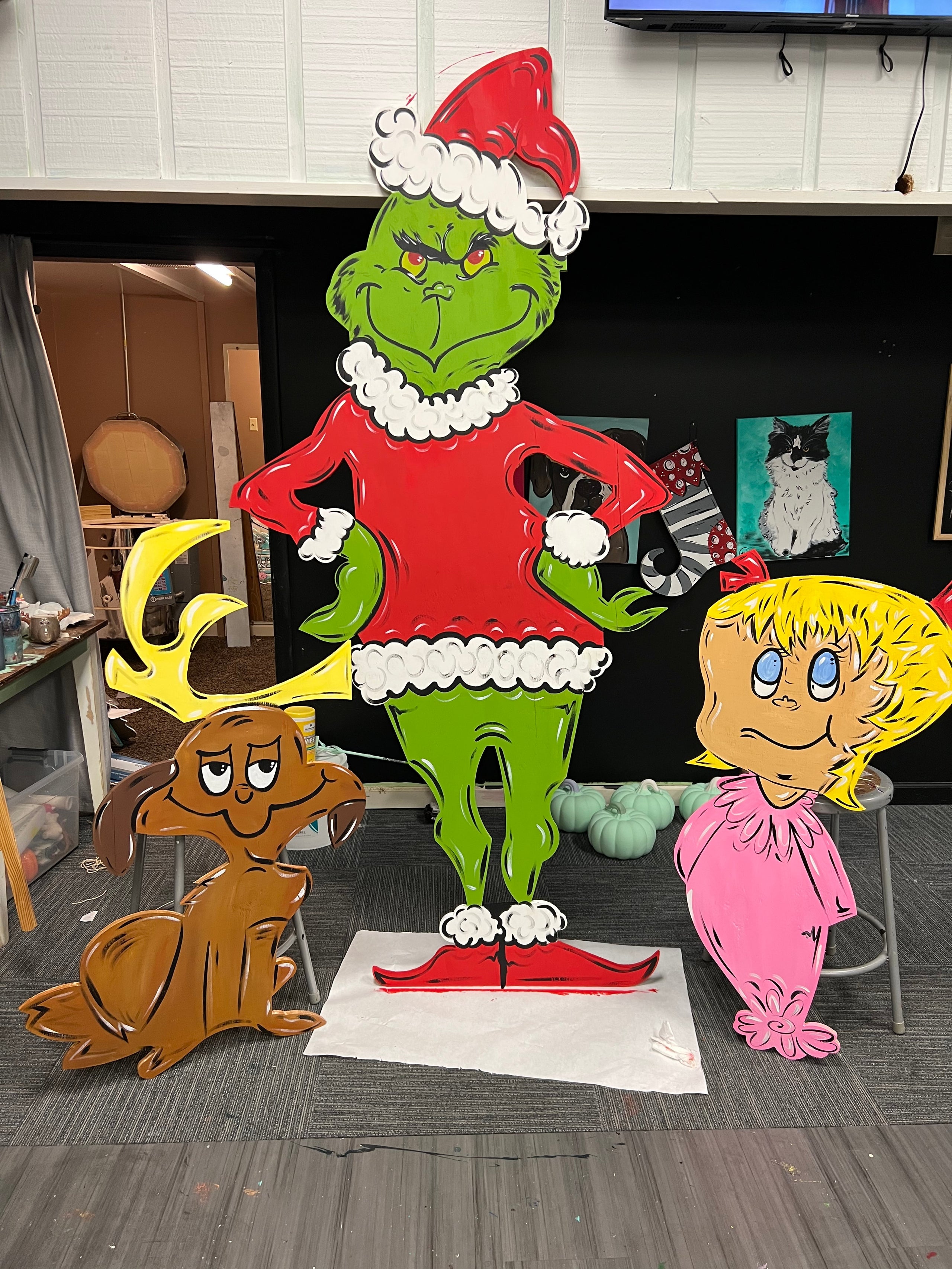 Grinch Set | The Broken Brush Studio